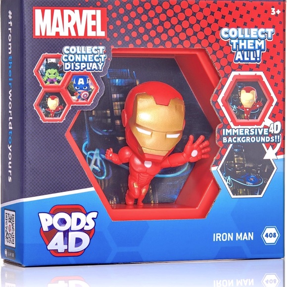 Marvel | Toys | Nwt Wow Pods 4d Marvel Iron Man Toys Unique Connectable ...